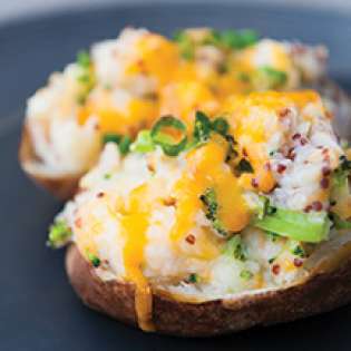 Broccoli & Cheese-stuffed Potatoes | Mercato